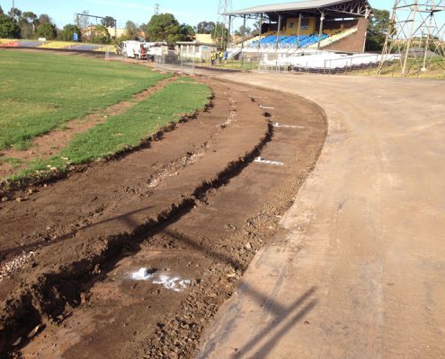 Lidcombe Oval Velodrome resurfacing | Court Craft